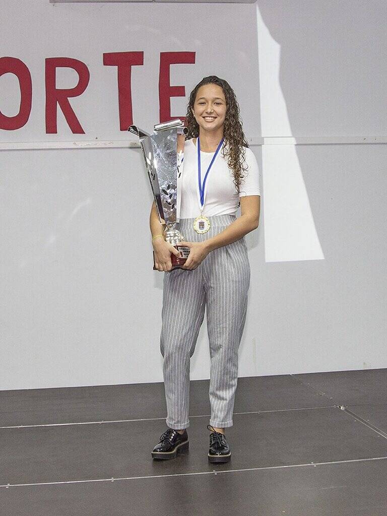 Sofía García Hernández, Mejor Deportista de Alajeró en la IX Gala del Deporte - Gomeranoticias